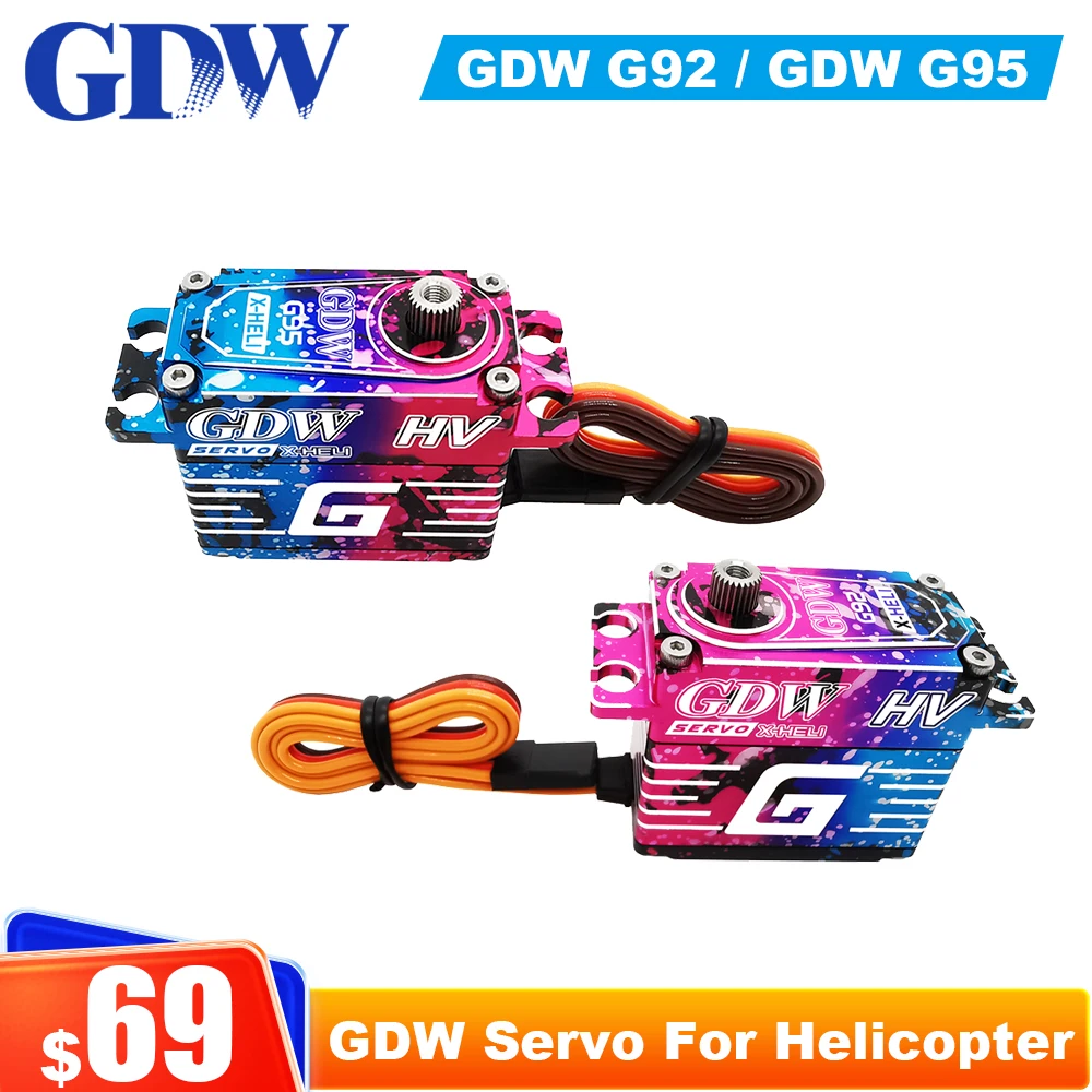 GDW-G92-G95-Servo-High-Speed-Brushless-Digital-Servos-Competition-level-Standard-Servo-For-RC ...