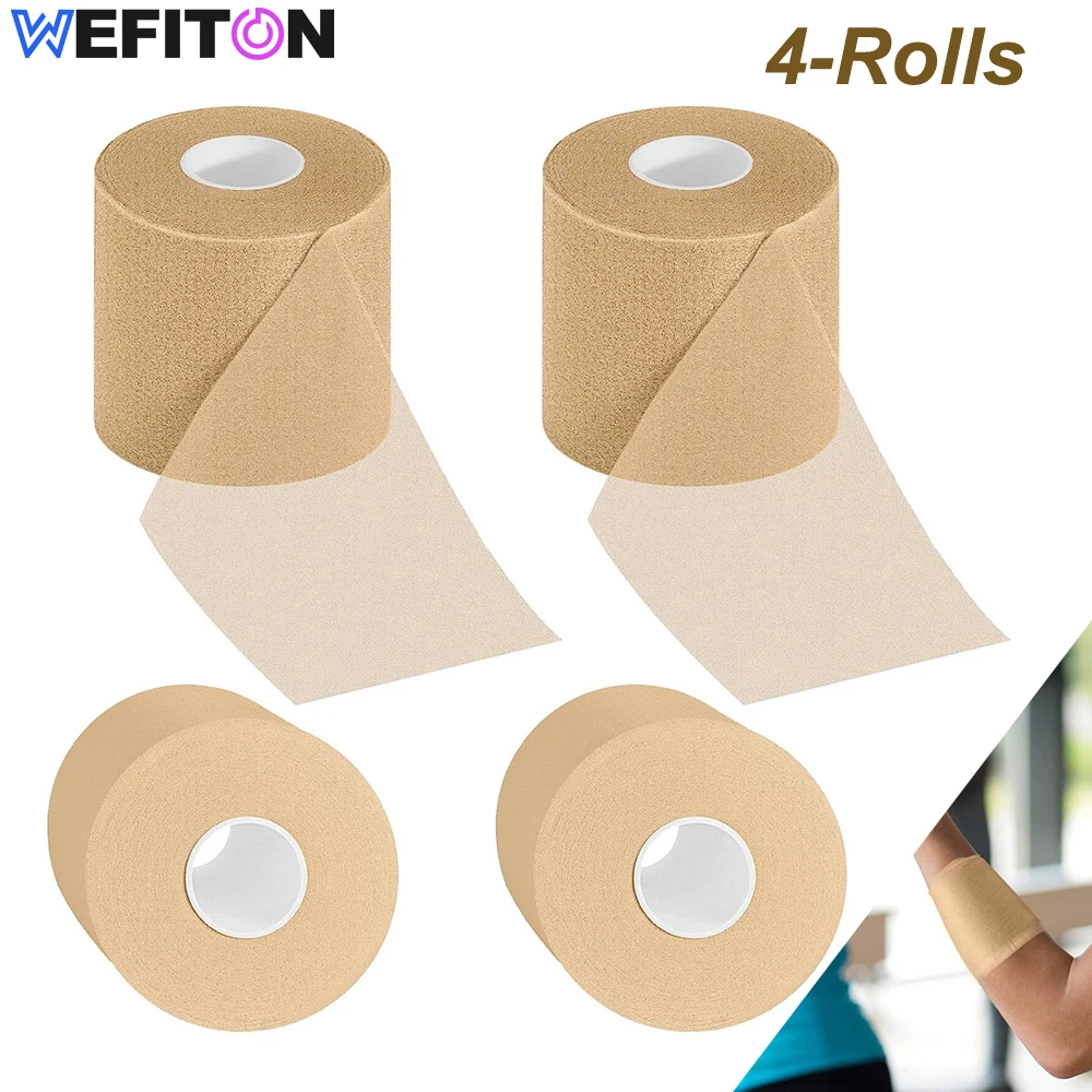 4-Rolls-Athletic-Pre-Bandage-Wrap-Tape-Foam-Underwrap-Athletic-Tape ...