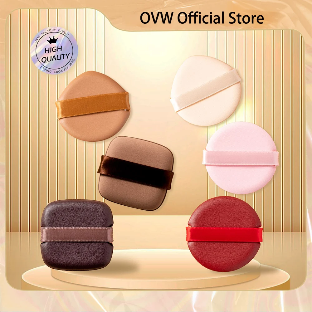 OVW Cosmetic Puff Face Makeup Sponge Cosmetics Soft Cotton Powder Puff ...