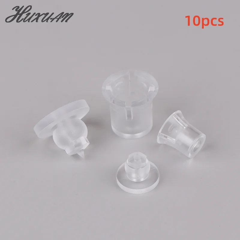 10PCS PC Translucent Advertising Nail Glass Nail Bracket Invisible ...