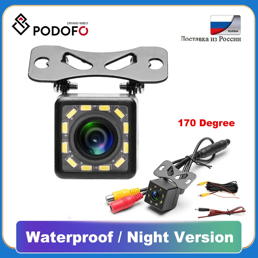 Podofo-Auto-CCD-HD-Car-Backup-Reverse-Camera-Rear-Monitor-Parking-aid ...