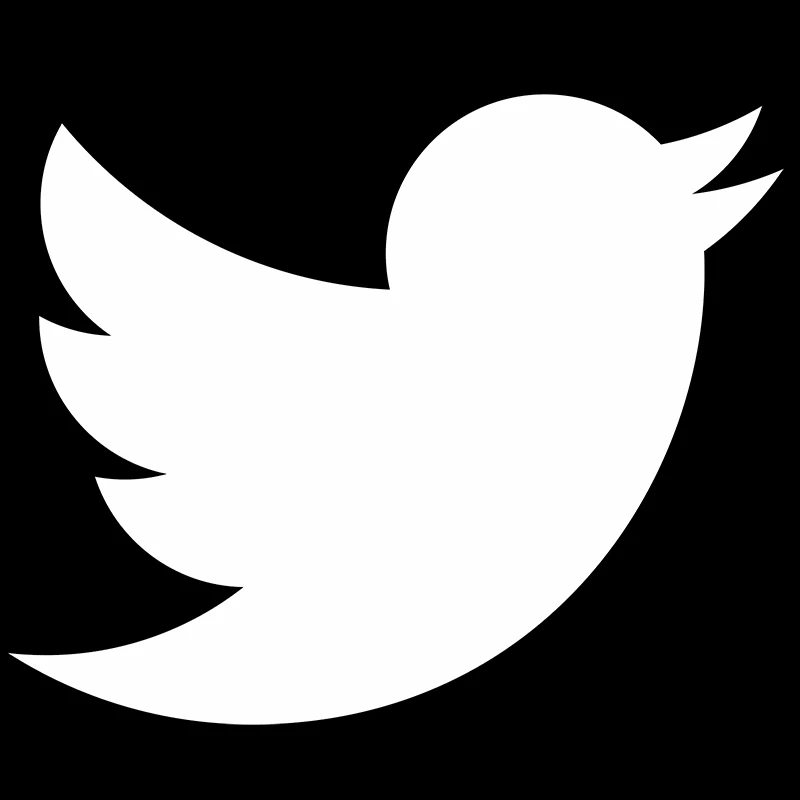 Twitter Bird Black Background