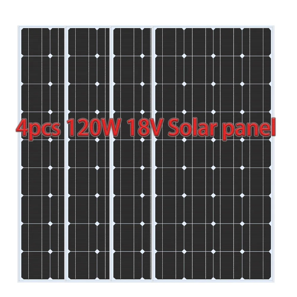 120W-240W-360W-480W-Tempered-Glass-Solar-Panel-Rigid-Painel-120V-1-4pcs ...