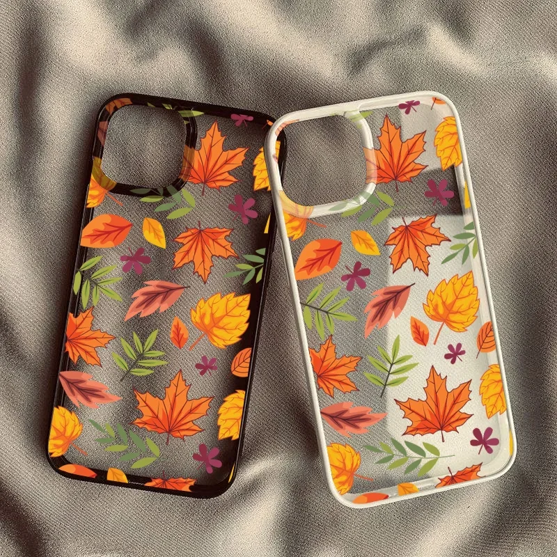 Various Maple Leaf Leaves Phone Case for IPhone 13 Pro 15 16 14 12 11 ...