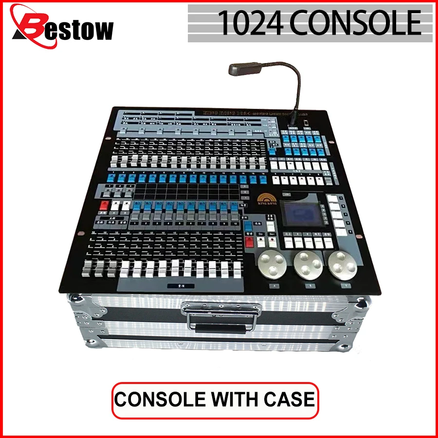 1024-512-DMX-Console-Controller-With-flightcase-For-Stage-Lighting-DMX ...