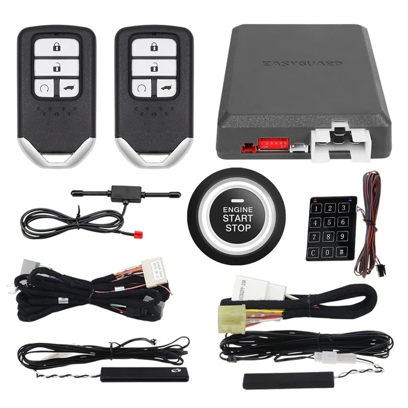 EASYGUARD CANBUS Plug And Play PKE Kit For Honda Accord, CRV, Civic ...