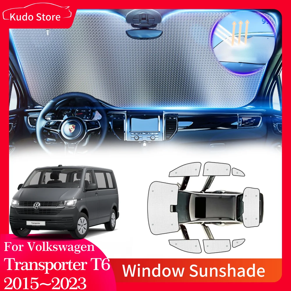 Full Car Sun Shade Parasol for Volkswagen VW Transporter T6 Multivan ...