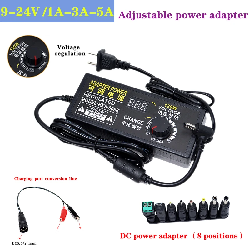 Adjustable-AC-To-DC-Power-Supply-9V-12V-15V-18V-24V-1A-3A-5A-Power ...