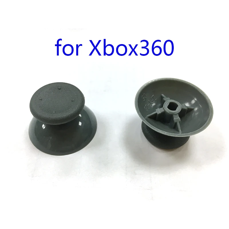 500pcs OEM Mushroom cap For xbox360 controller 3d joystick cap grey for ...