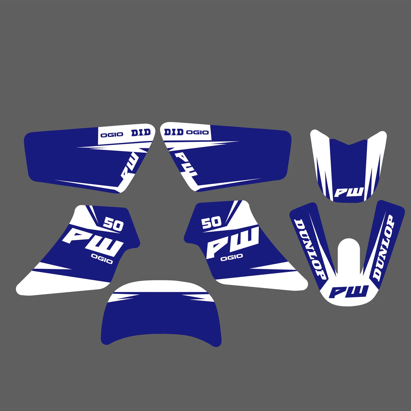 Motorcycle-TEAM-Personality-GRAPHICS-BACKGROUNDS-DECAL-STICKERS-Kits ...