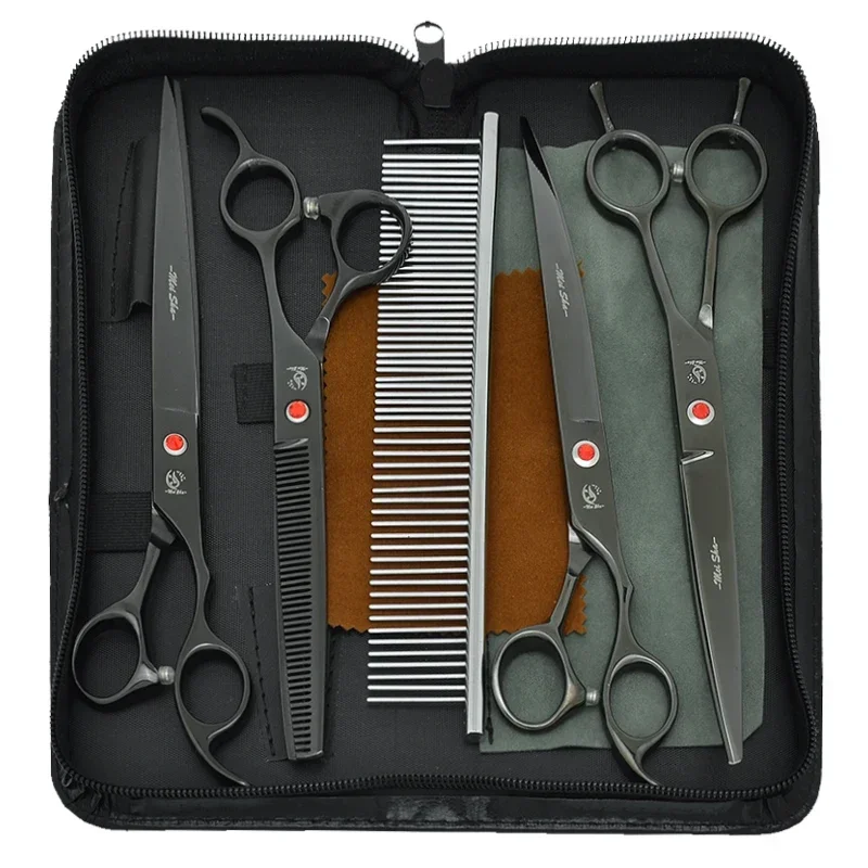 8-0-Inch-Meisha-Pet-Hair-Scissors-Professional-Dog-Grooming-Shear-Steel ...