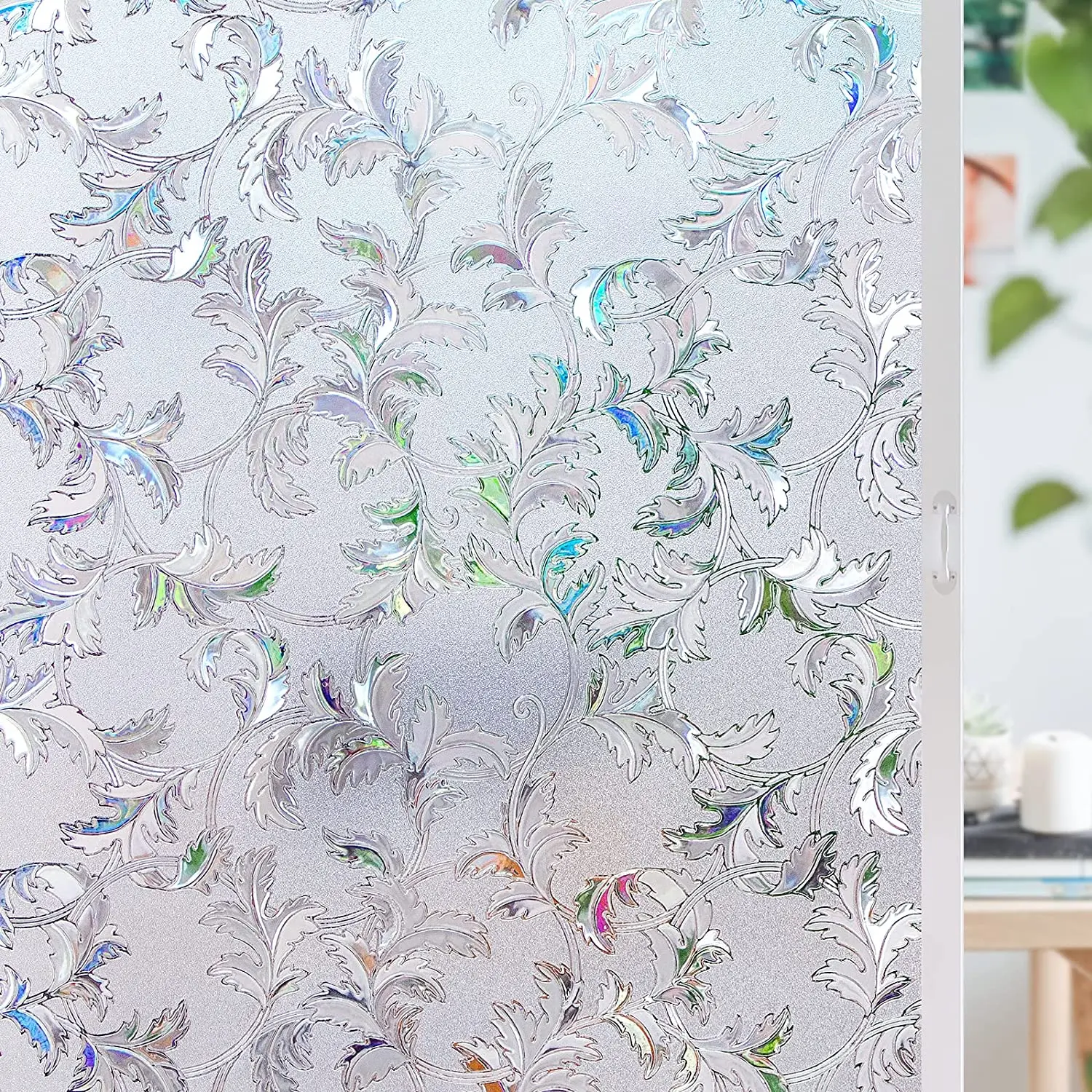 Window-Privacy-Film-3D-Glass-Film-for-Doors-Non-Adhesive-Static-Cling ...