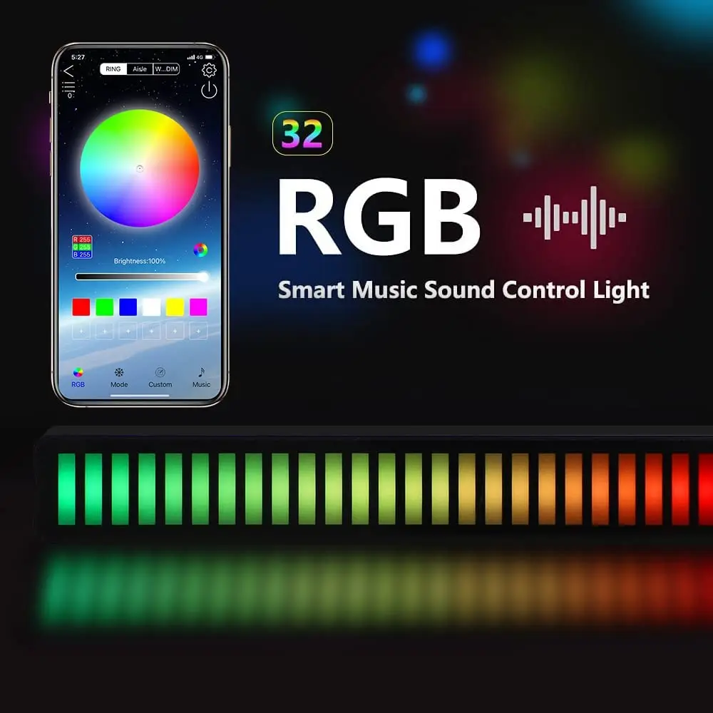 Rhythm-Night-Light-Bar-RGB-Sound-Control-Music-Lights-App-Control-LED ...