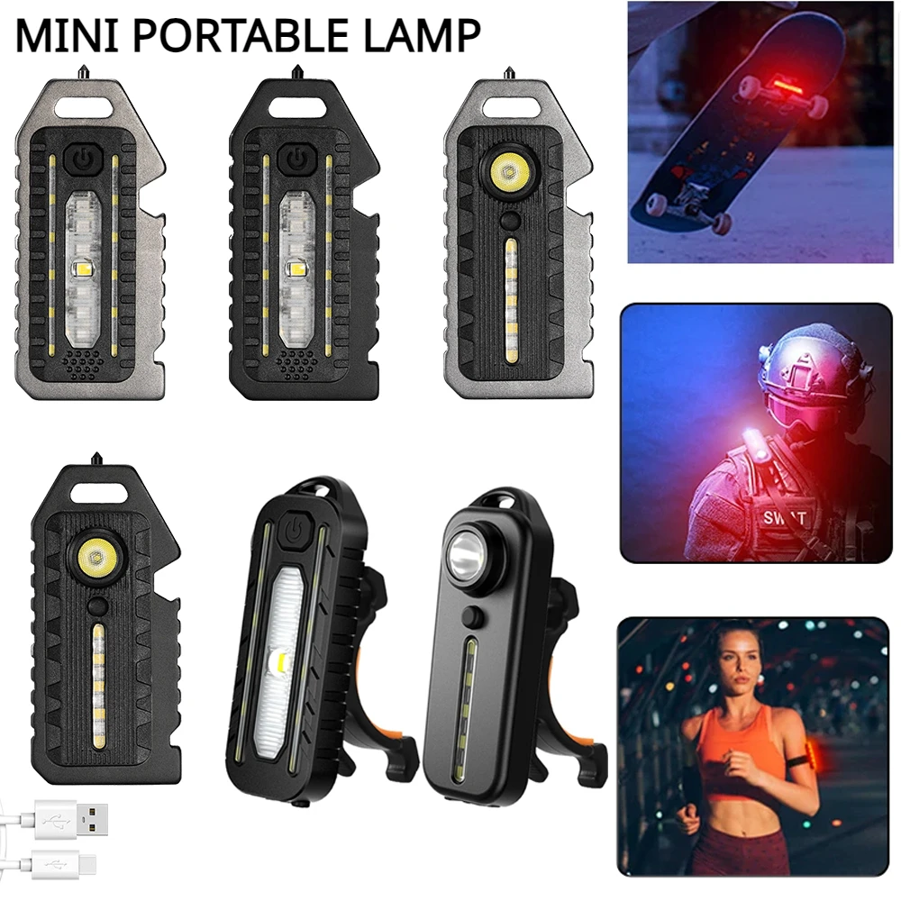 Multifunctional-Mini-LED-COB-Flashlight-5-Modes-With-Clip-Strong ...
