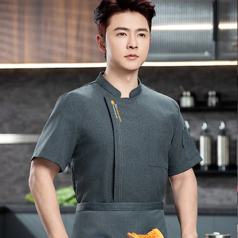 Chef Suits Short-sleeved Work Clothes Thin Style Summer Hotel ...