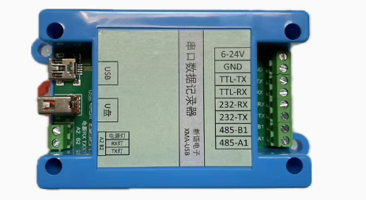Serial port data logger USB flash drive RS232 RS422 TTL RS485 ...