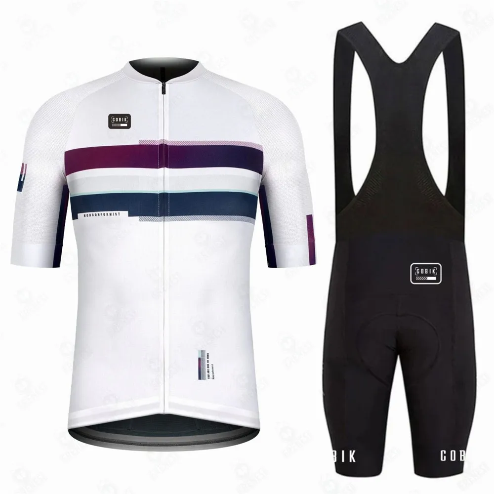 Cobik-Cx-Pro-Berry-Bianco-viola-Summer-Cycling-Jersey-Maillot-Short ...