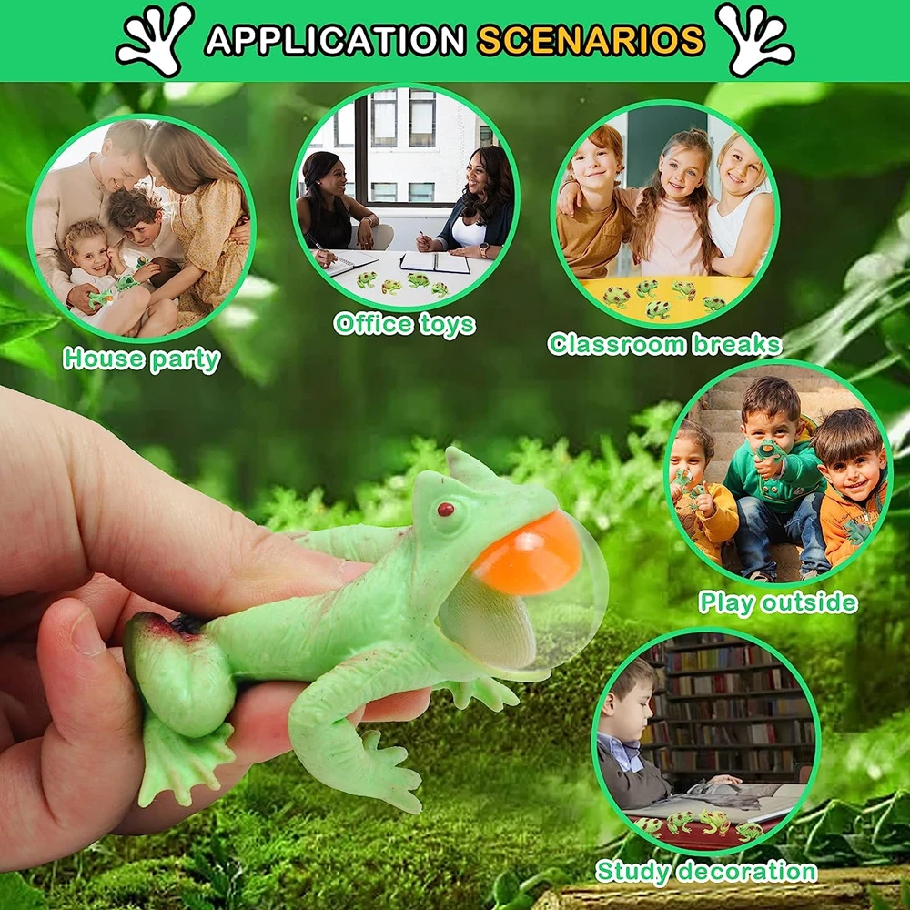 Decompression Frog Toad Squeeze Balls Squeeze for Autistic ADHD ...