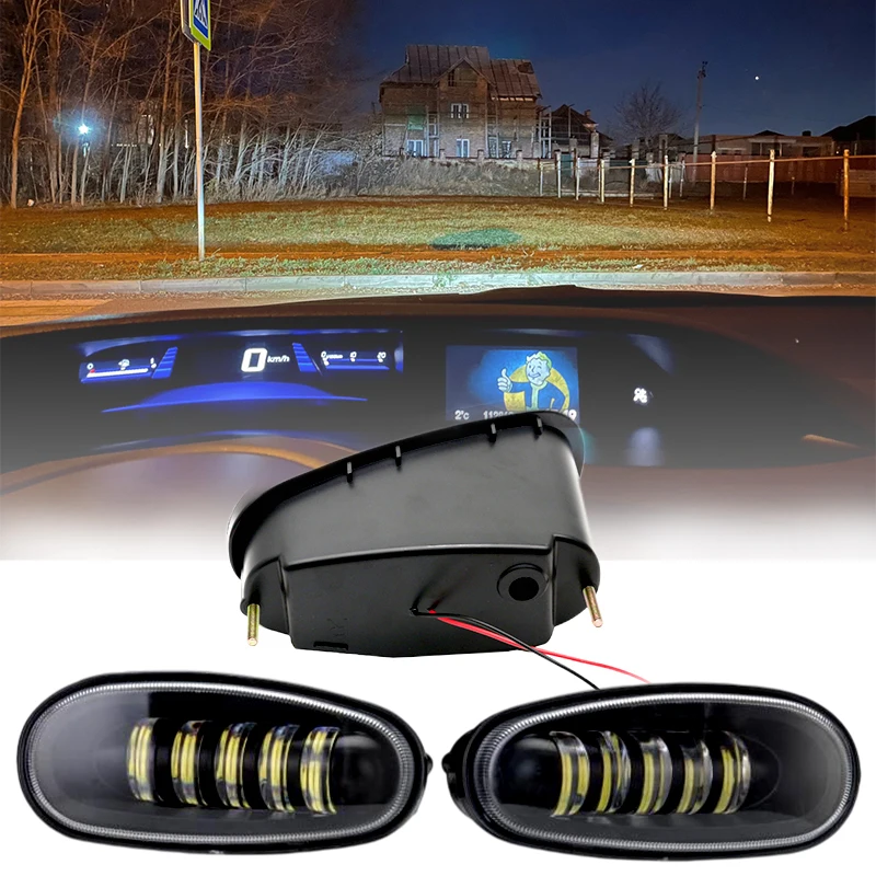Front Bumper Led Fog Lamp Drl Fog Light Assembly For Туманки For Daewoo ...