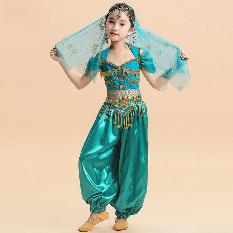 New-Style-Belly-Dance-Costumes-Set-For-Girls-Oriental-Arabian-India ...
