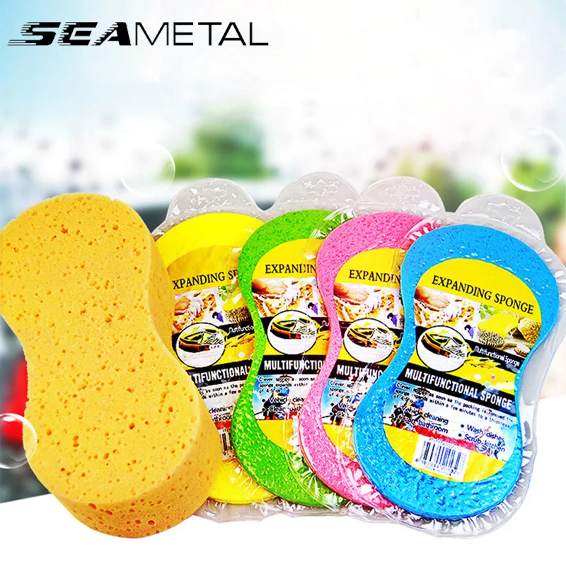 SEAMETAL-5pcs-Multifunctional-Car-Vacuum-Compressed-Sponge-Multipurpose ...