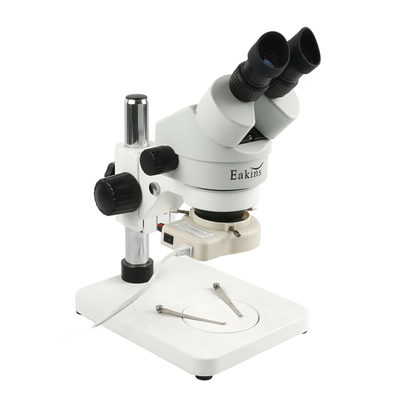 Eakins-7X-45X-Continuous-Zoom-Parfocal-Stereo-Binocular-Microscope-56 ...