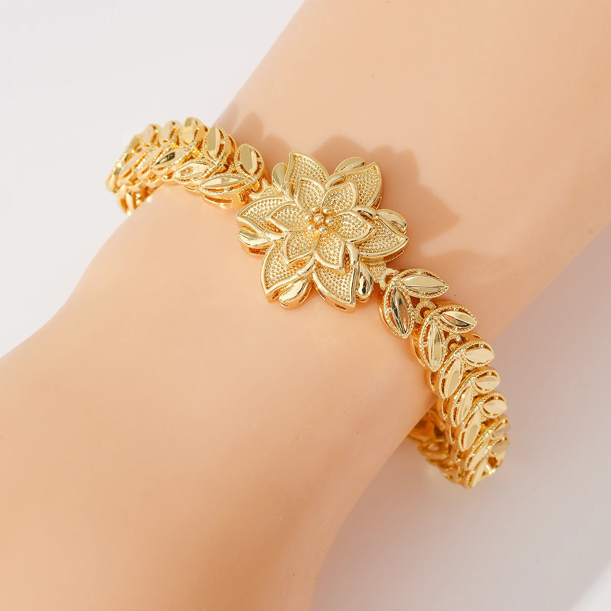 Delicate-luxury-gold-plated-copper-bracelets-for-men-and-women ...