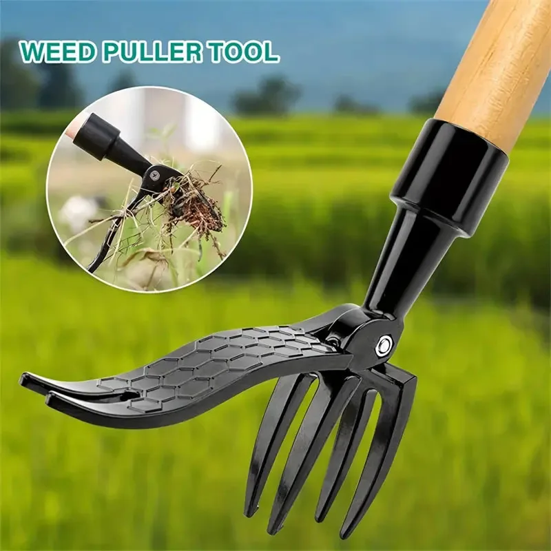 Stand-Up-Weed-Puller-Claw-Aluminum-Alloy-Manual-Weeding-Head ...