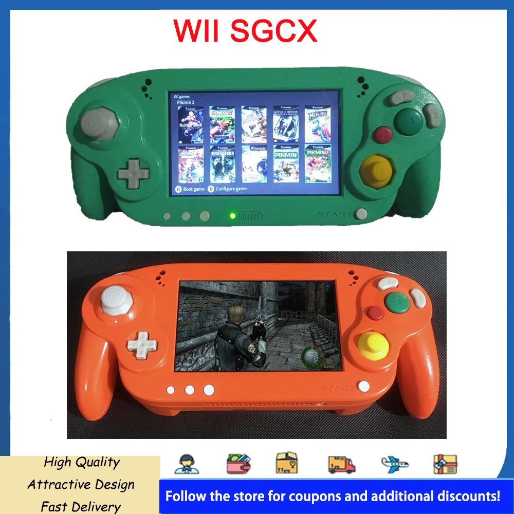 5-inch-Arcade-Game-Console-64GB-WIISGCX-Modified-by-Wii-Motherboard-NGC ...