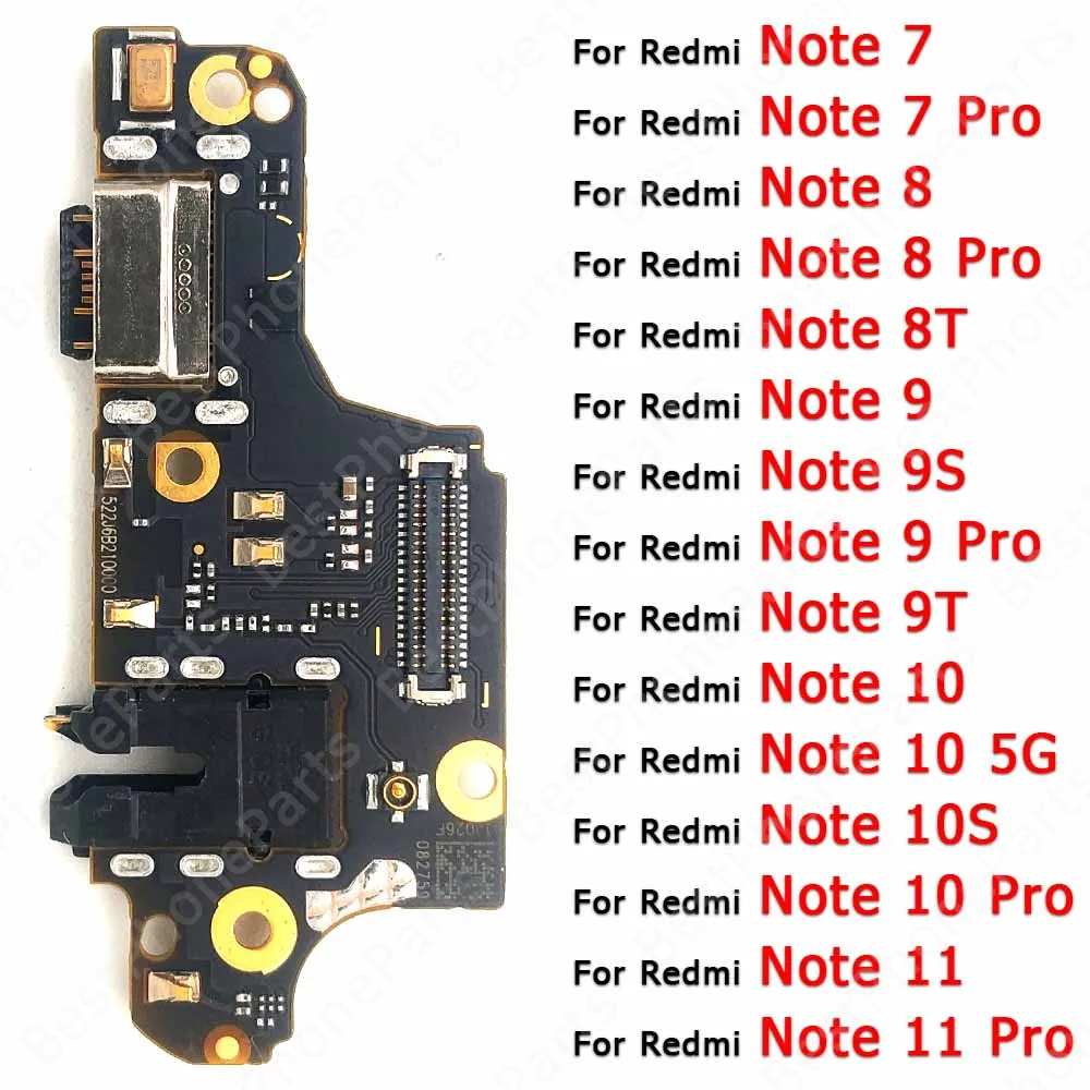 Original Charge Board For Xiaomi Redmi Note 11 10 10S 9 9S 9T 8 8T 7 ...