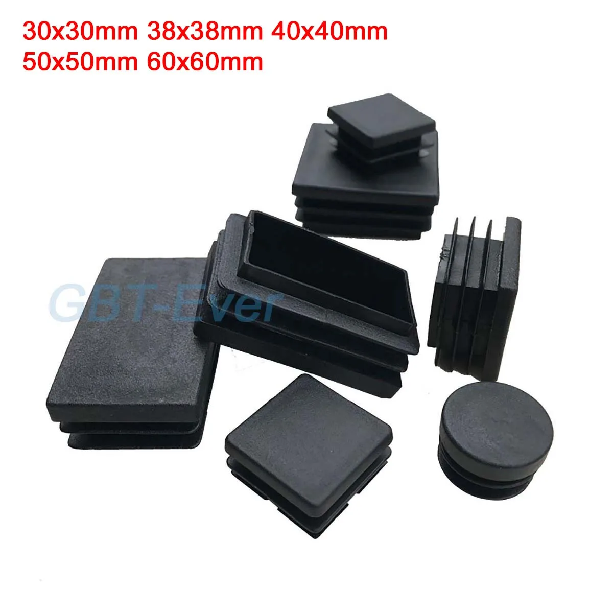 10-20-30Pcs-PE-Plastic-Square-Pipe-Plugs-30x30-38x38-40x40-50x50 ...