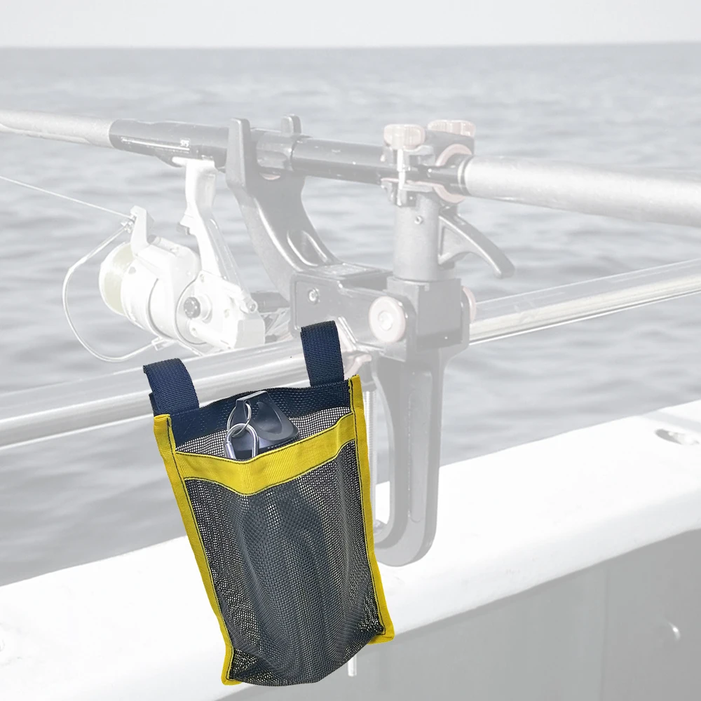 Dock-Marine-Boat-Fishing-Handrail-Mesh-Bag-Camping-Seat-Rail-Watercup ...