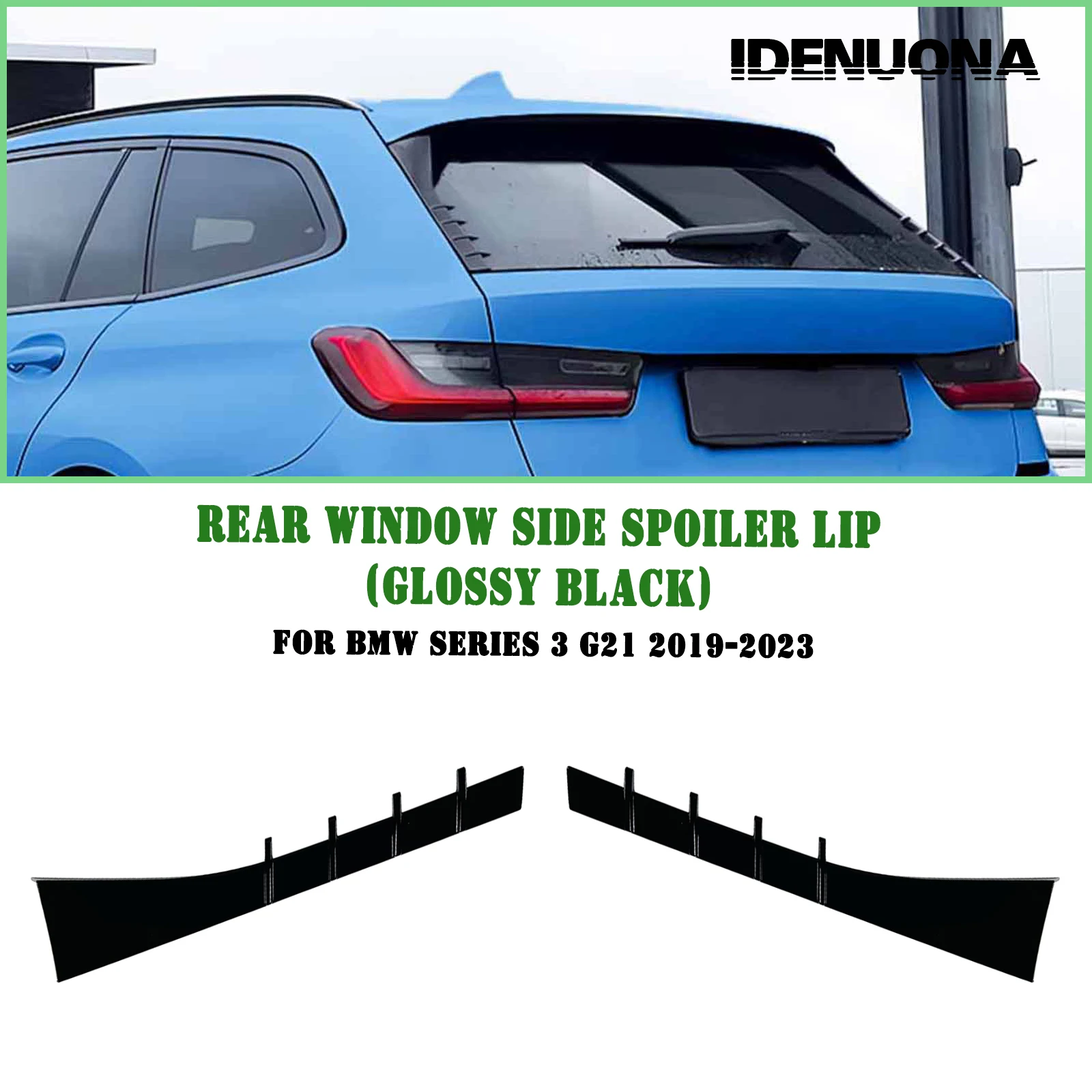 Rear Window Side Spoiler Lip Wing For BMW 3 Series G21 320i 330i M340i ...