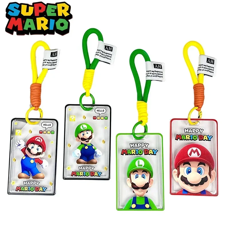 Super-Mario-Bros-Cartoon-Card-Holder-Card-Keychain-Bus-Student-ID-Card ...