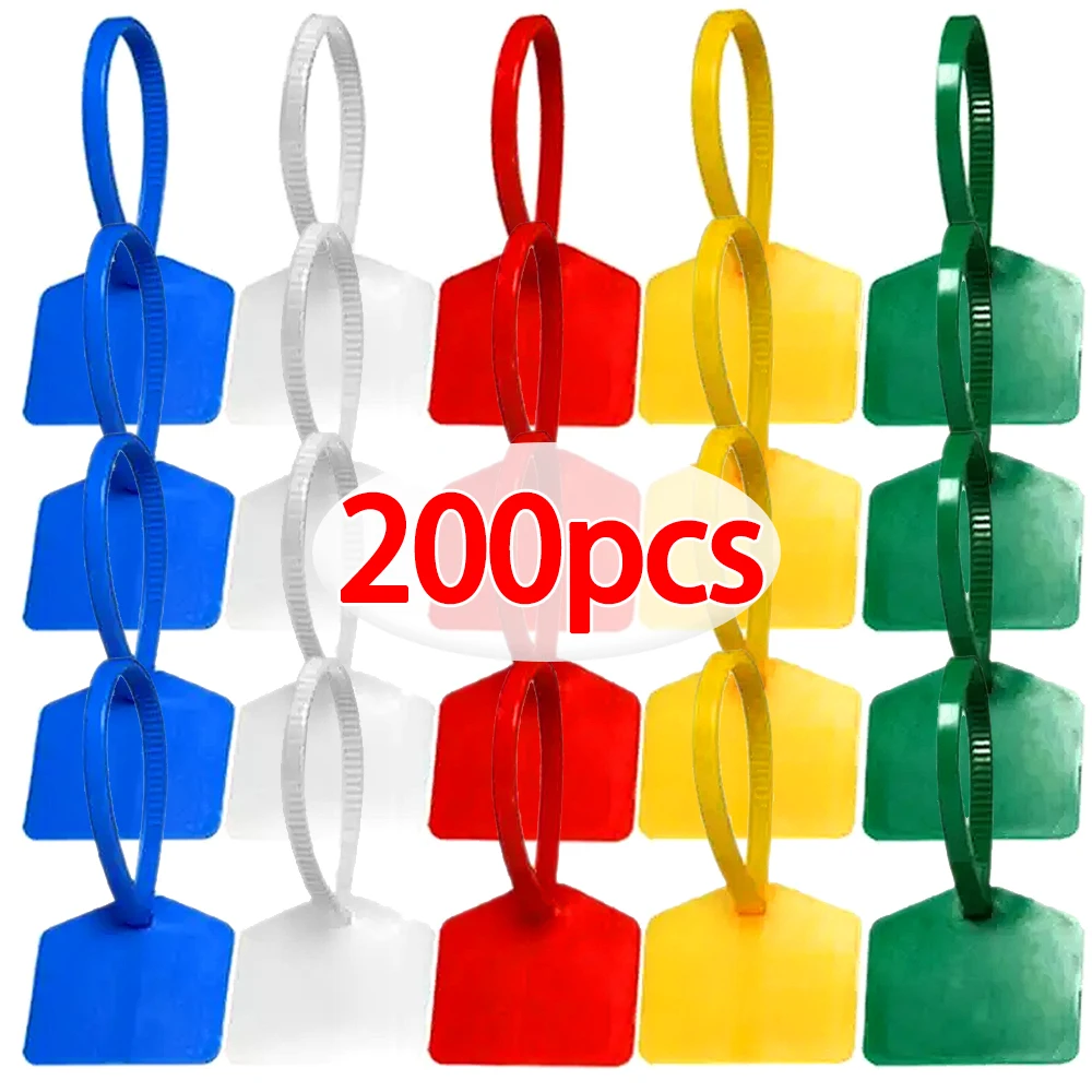 Easy-Mark-Nylon-Cable-Ties-Tag-Labels-Plastic-Loop-Ties-Markers-Cable ...