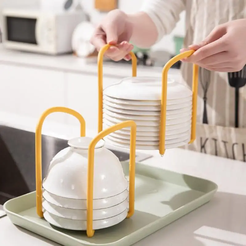 New-Desktop-Bowl-Holder-Retractable-Bowl-Drain-Rack-Kitchen-Storage ...