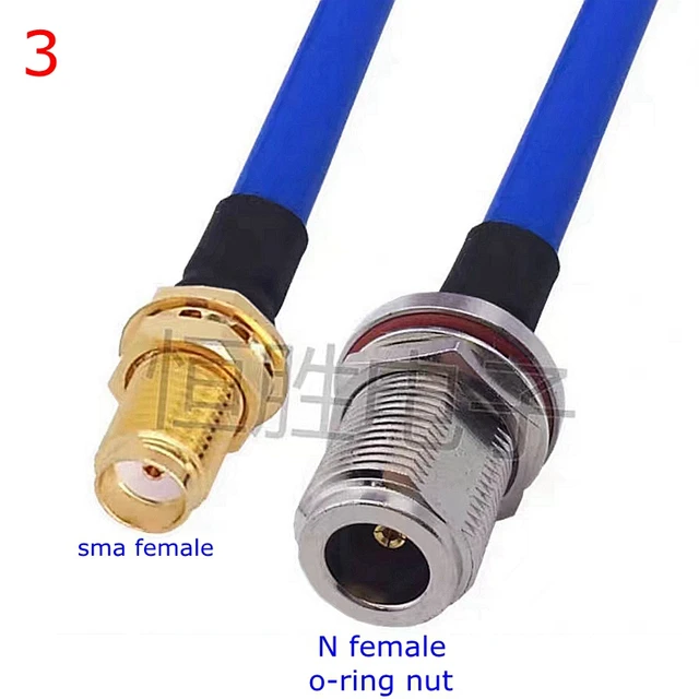 RG402 Coax Cable L16 N To SMA Male Female Connector SMA To N Right ...