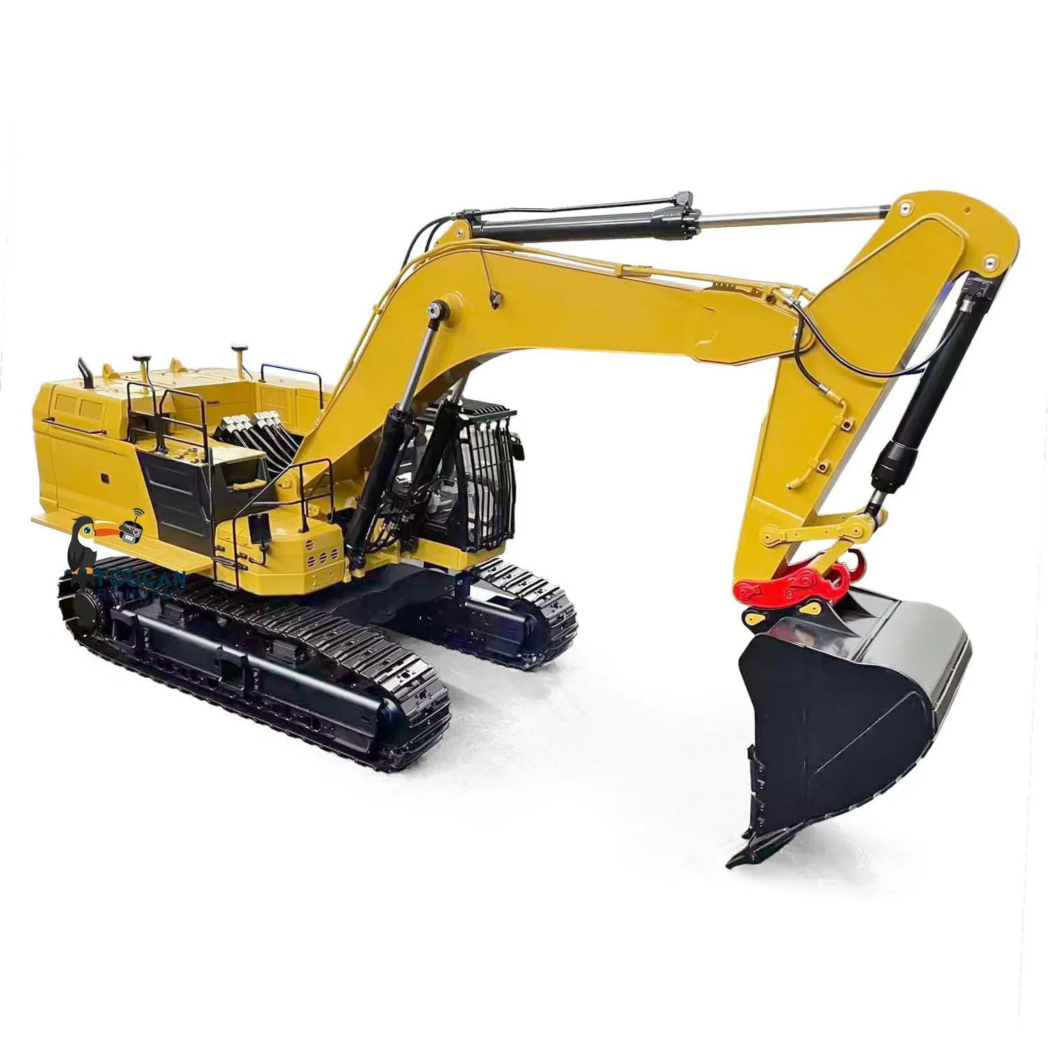 Metal-1-14-Hydraulic-RC-Mining-Excavator-374F-Remote-Control-Painted ...