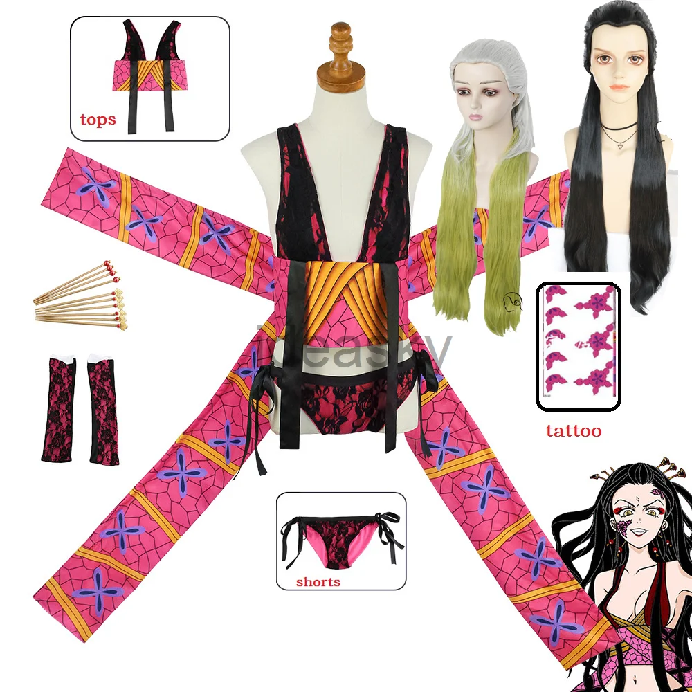Anime Demon Slayer Season 2 Daki Cosplay Costume Entertainment District ...