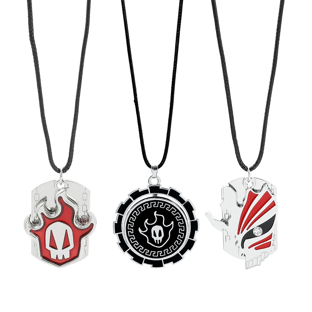 Japan-Anime-BLEACH-Metal-Pendant-Necklace-Cartoon-Kurosaki-Ichigo ...