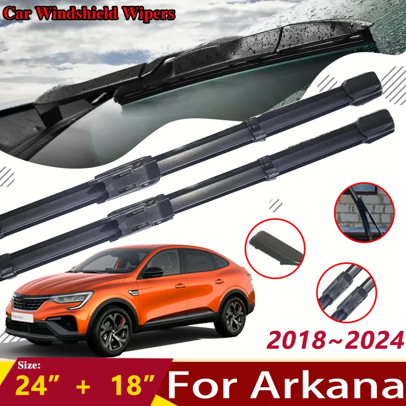 For Renault Arkana 2018 2019 2020 Front Wiper Blades Cutter Window ...