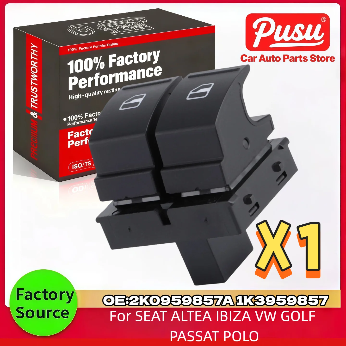 Genuine 1K3959857 Power Window Control Module For SEAT Ibiza VW Golf ...