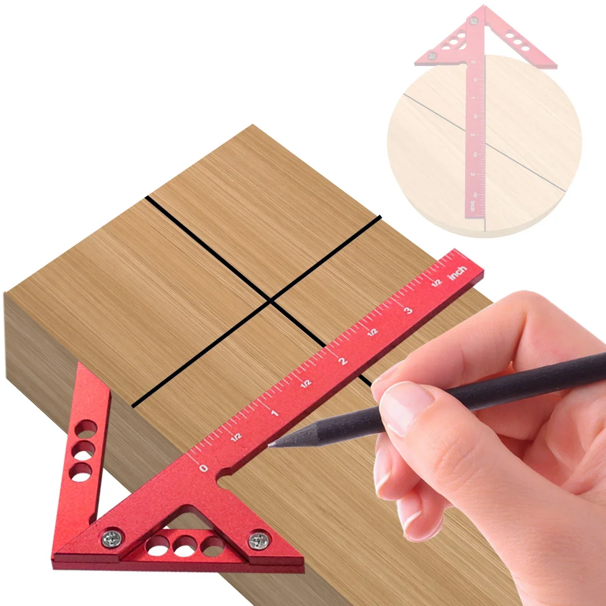 Center-Finder-Woodworking-Square-45-90-Degree-Right-Angle-Line-Gauge ...