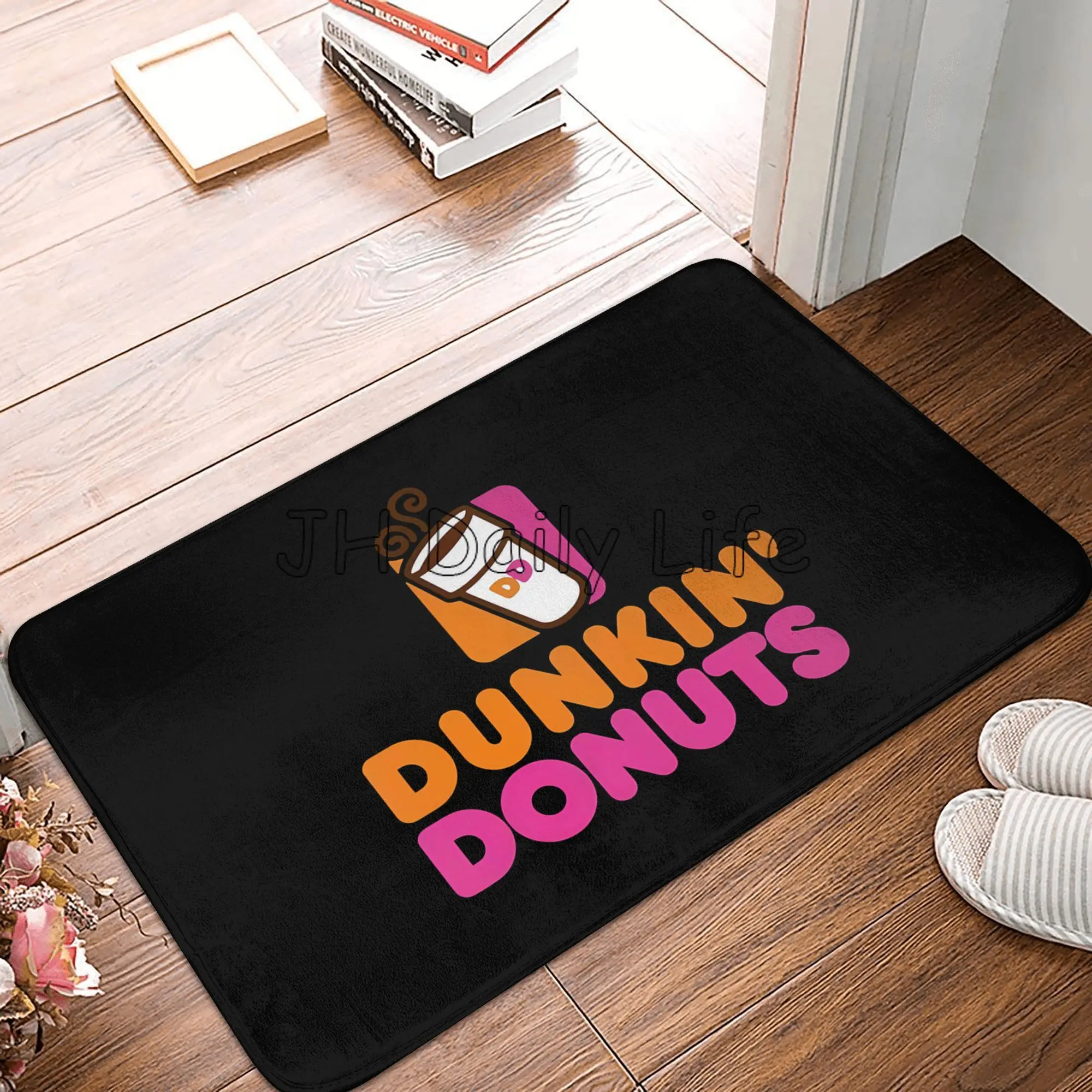 Dunkin-Donuts-Logo-Welcome-Doormat-Soft-Anti-Slip-Carpet-for-Entrance ...