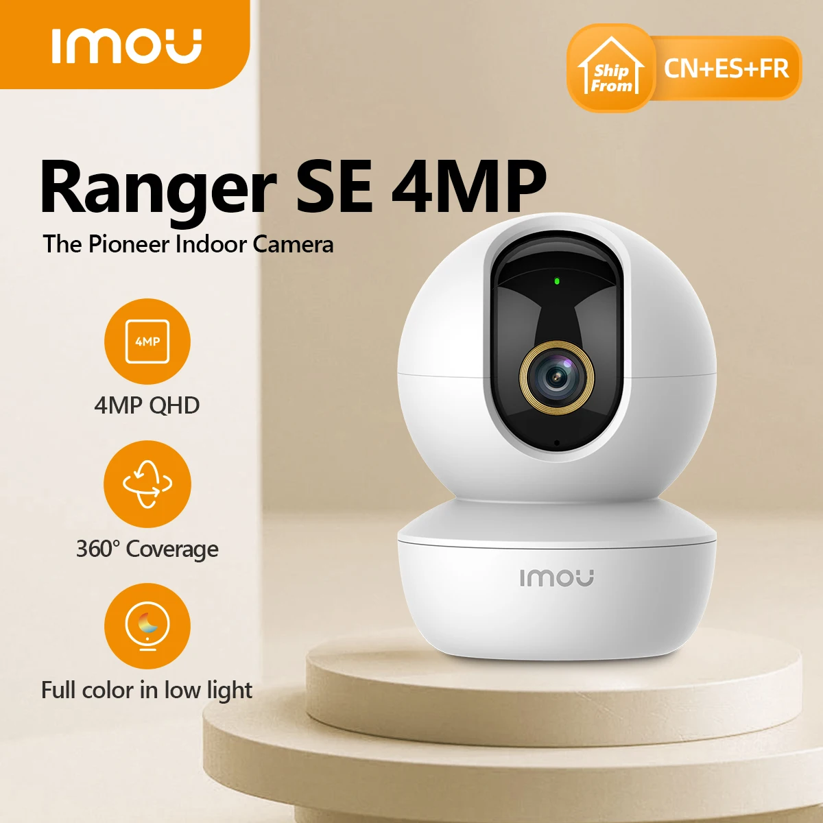 Dahua Imou Ranger Se 4mp 4x Digital Zoom Ai Human Detect Camera Baby ...
