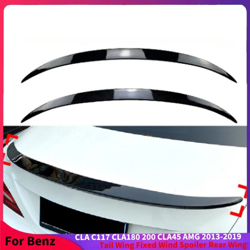 For-Mercedes-CLA-C117-CLA180-200-CLA45-AMG-2013-2019-Tail-Wing-Fixed ...
