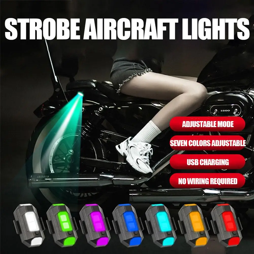 Multipurpose-LED-Motorcycle-Warning-Lights-Mini-USB-Flashing-Drone ...