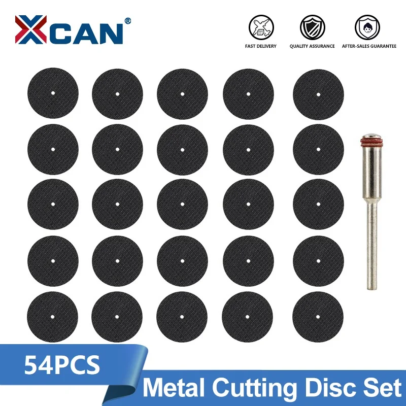 XCAN Abrasive Cutting Disc 32mm With Mandrels Grinding Wheels For ...