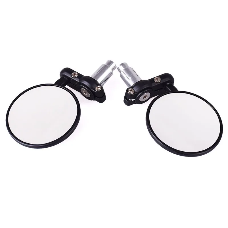 Universal-7-8-22mm-Motorcycle-Round-Mirrors-Handlebar-Wing-Foldable ...