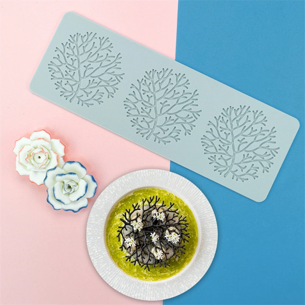 Moldes-redondos-de-silicona-para-pasteles-molde-de-encaje-de-Coral-para ...